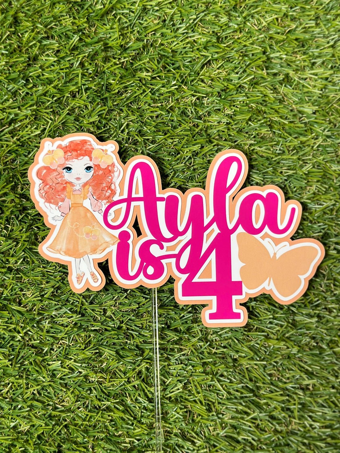 Emma Memma Personalised Cake Topper – Blissful Toppers