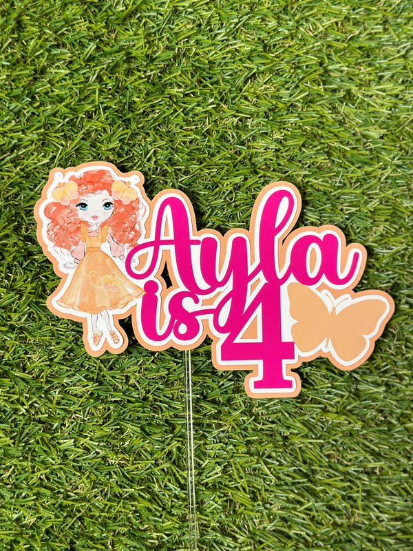 Emma Memma Personalised Cake Topper – Blissful Toppers