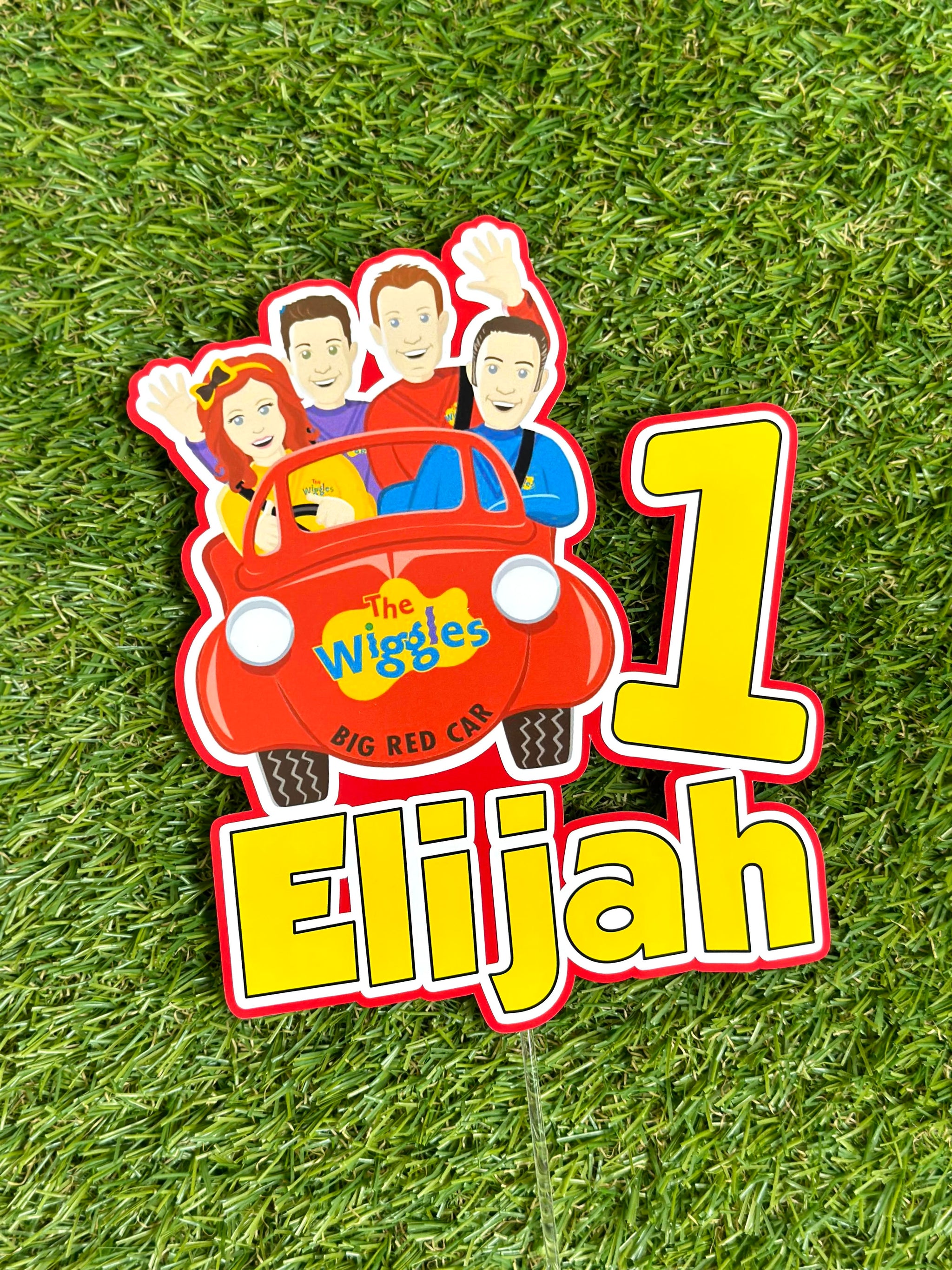 The Wiggles Personalised Cake Topper – Blissful Toppers